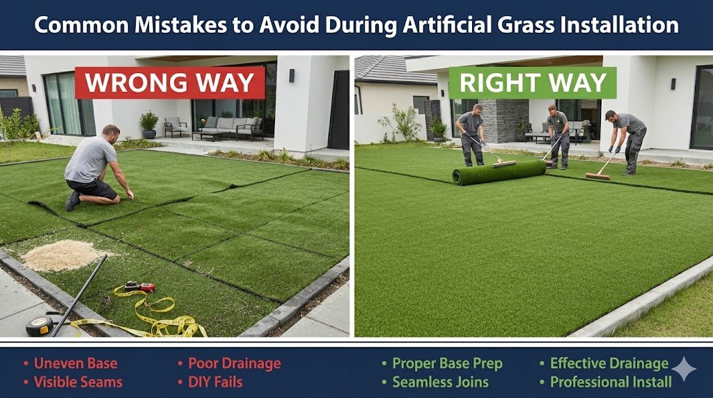 DFW Artificial Grass Installation: Avoid Common Mistakes